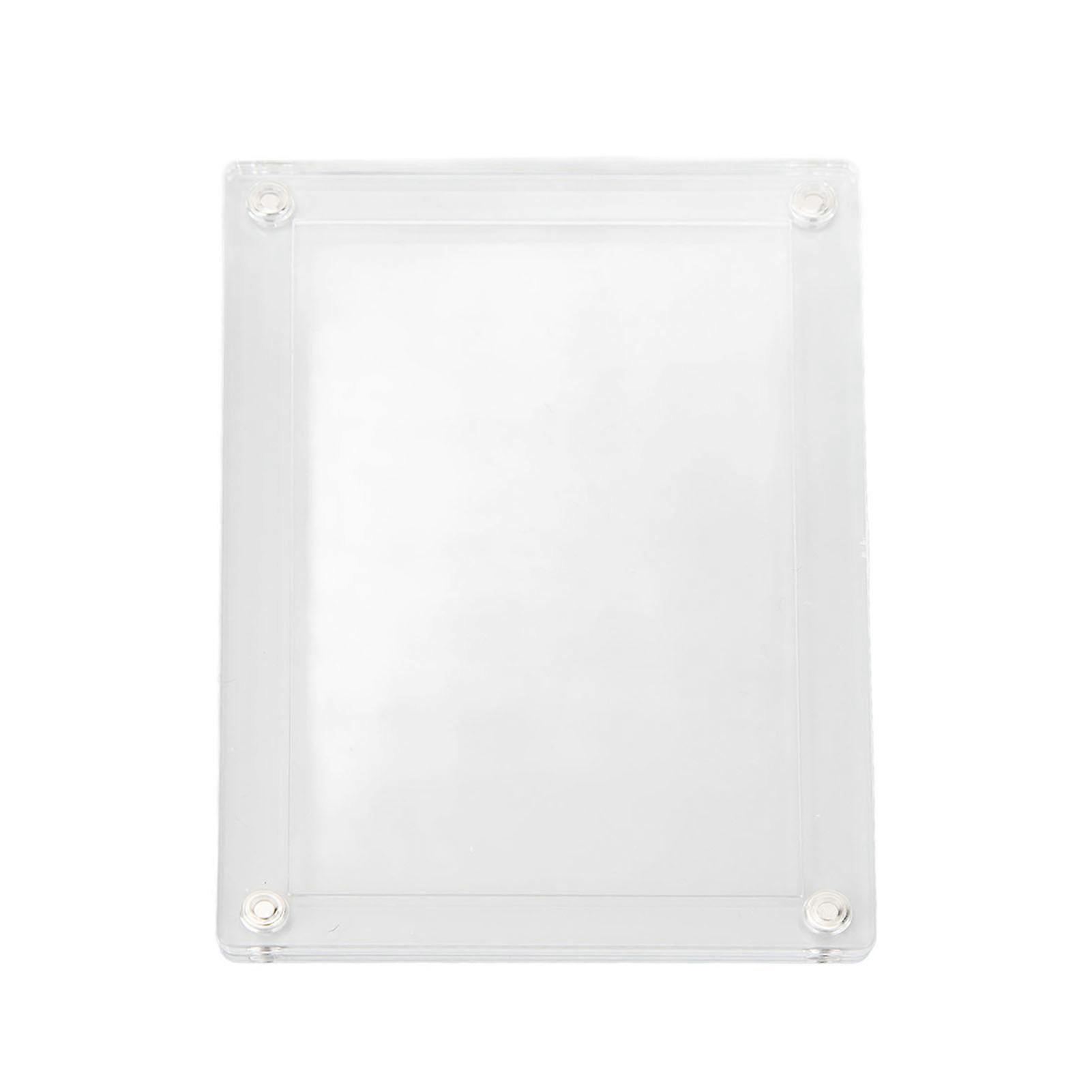 Refrigerator Photo Frames Acrylic Magnetic Double Sided Transparent ...