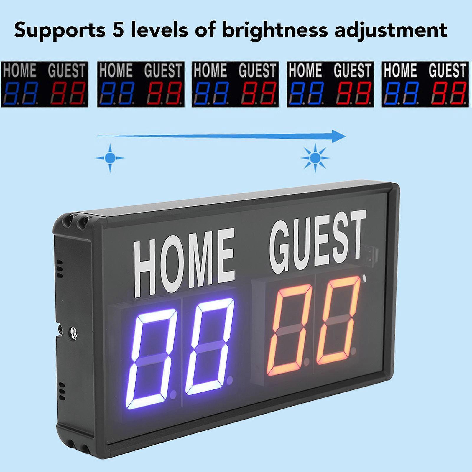 Electronic Scoreboard Aluminum Alloy Remote Control 100240v Digital ...