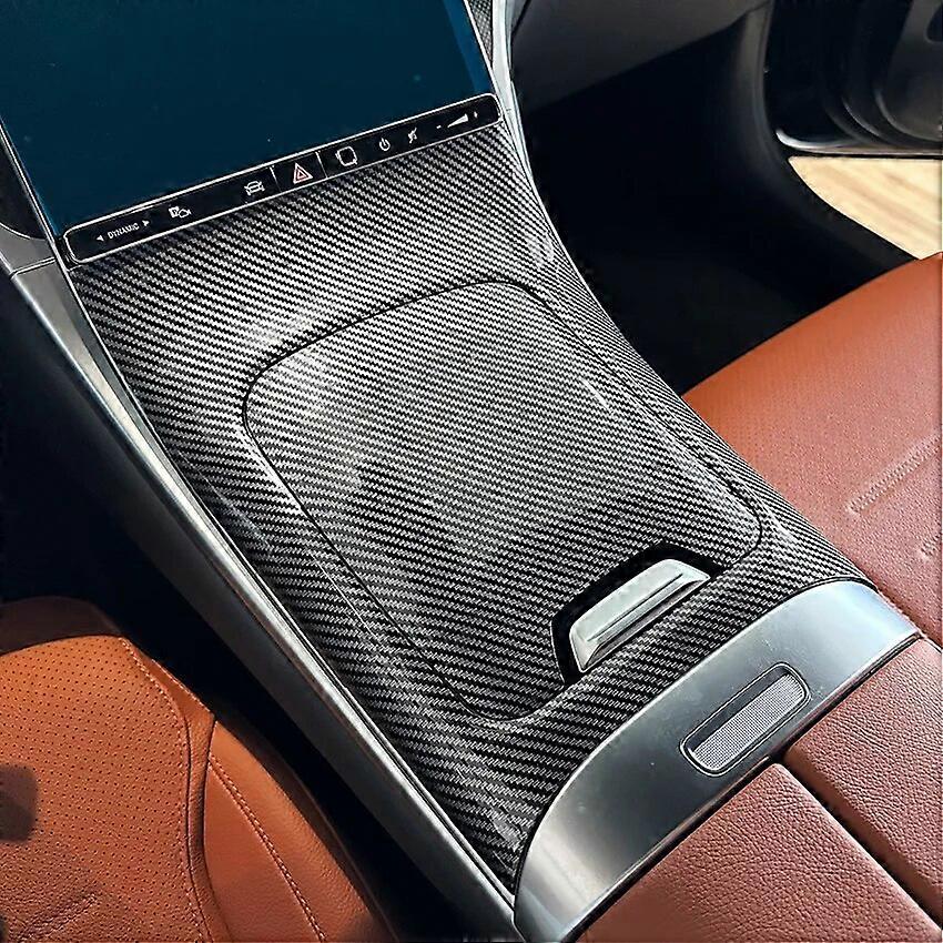 Car Center Console Panel Cover Sticker Kits Trim for Mercedes Benz GLC ...
