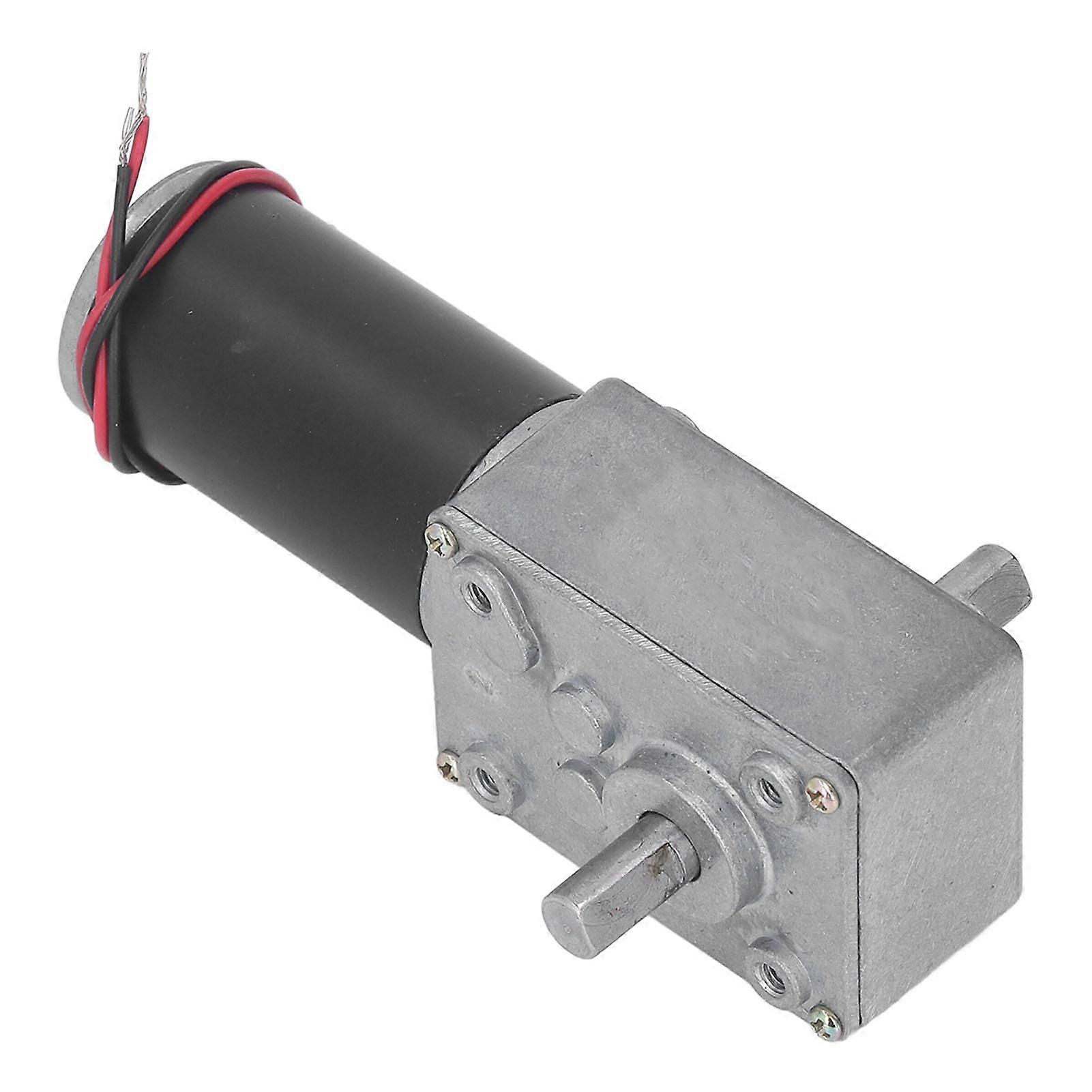 DC Gear Motor Micro High Torsion Speed Reduction Turbine 12V Dual Shaft ...