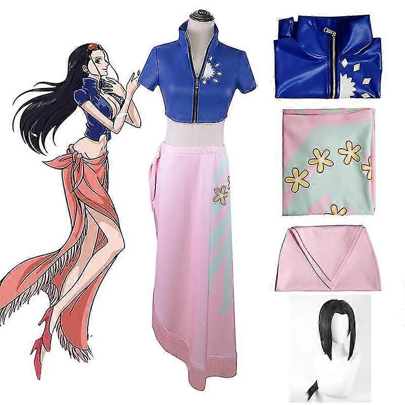 One Piece Nico Robin Cosplay Costume Dress Outfits Halloween Carnival ...