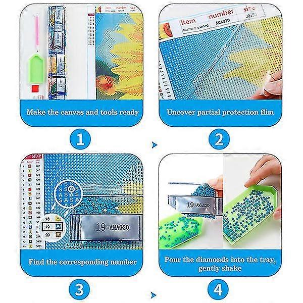 Diy Diamond Painting For Adult Full Drill Paint With Diamonds Kits 5d ...