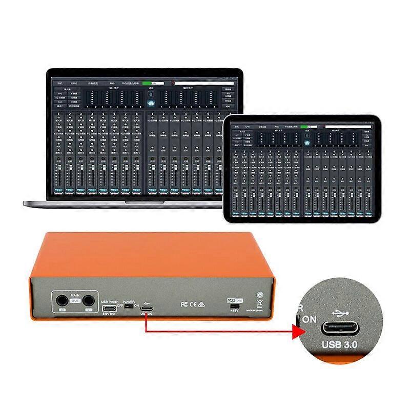 Audio Interface Sound Card with Monitoring,Electric Guitar Live ...