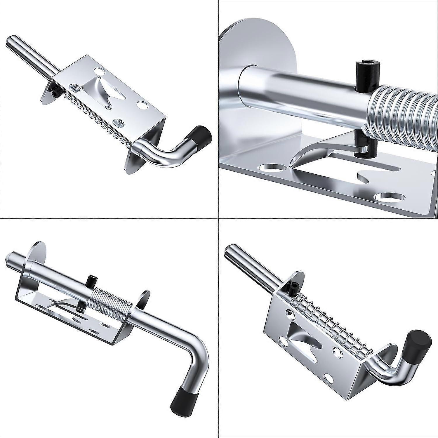 2 PCS 128MM Heavy Duty Spring Latch Pins,Spring Loaded Gate Latch ...