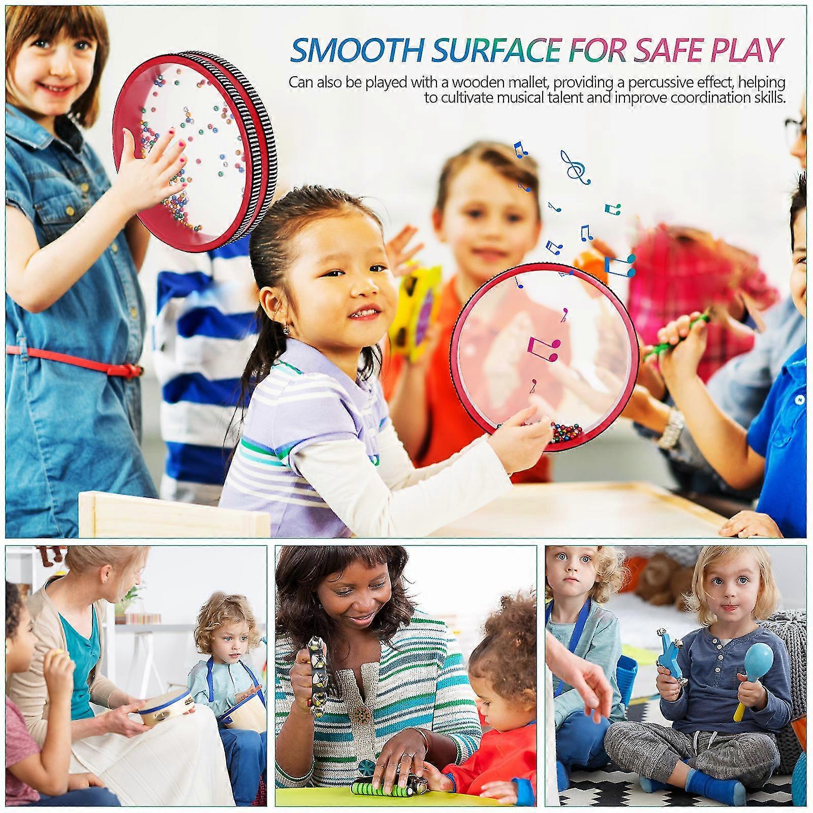 Wave Bead Ocean Drum Wave Sound Drum Percussion Wave Drum Portable ...