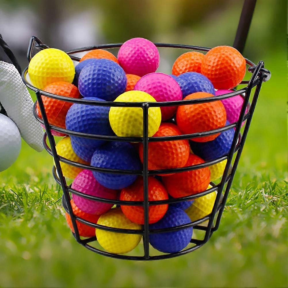 Practice Golf Balls Container Basket with Handle Storage Box To 50 PCS ...