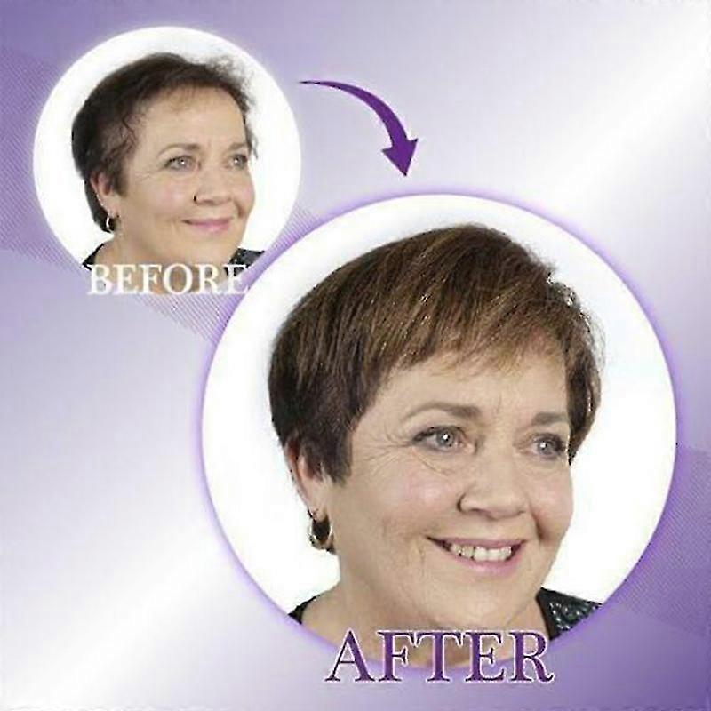 Clip-on Hair Topper Heat Resistant Fiber Hair Extension Wig Hairpiece ...