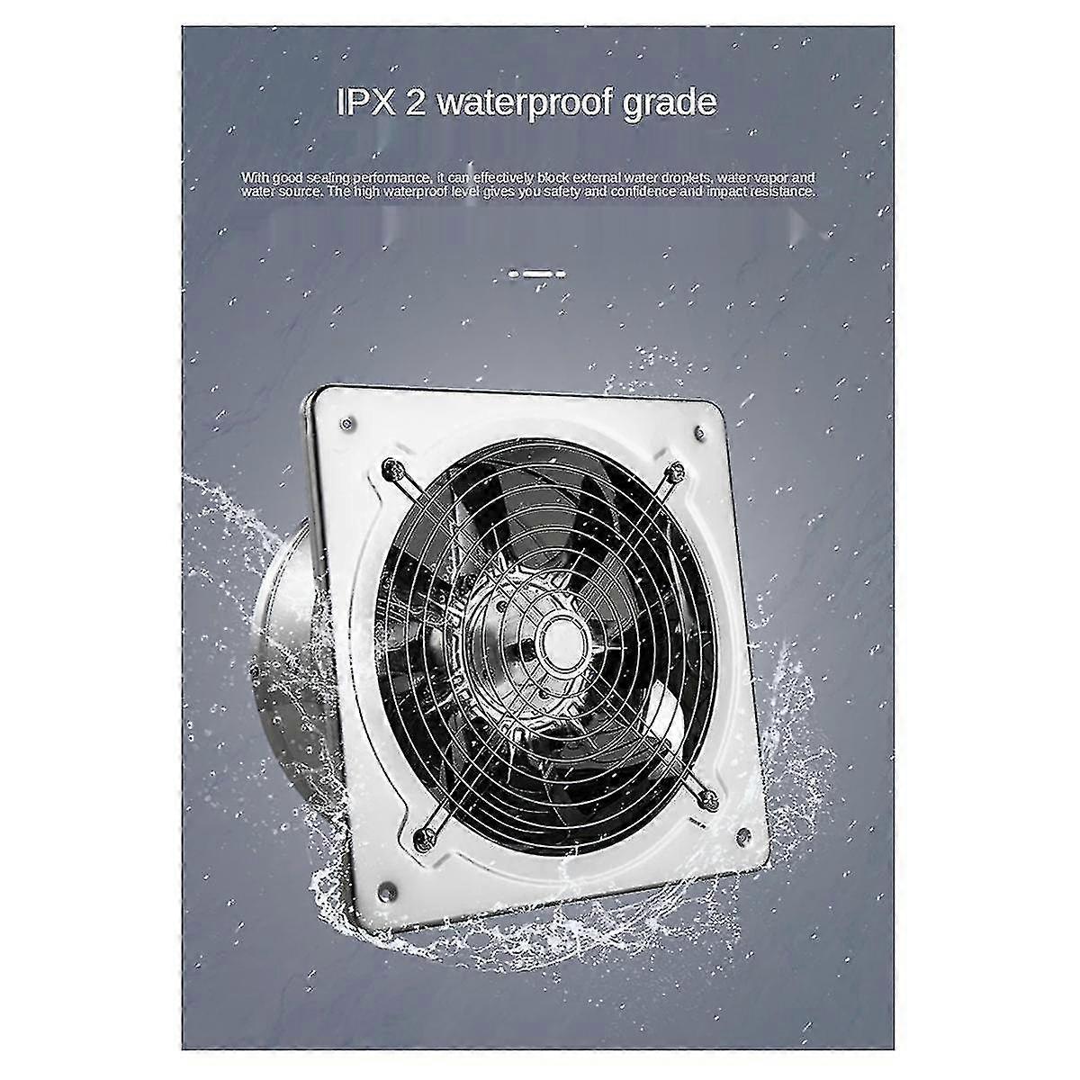 6Inch Booster Fan Extractor Exhaust Fan Ventilation Pipe Fan for ...