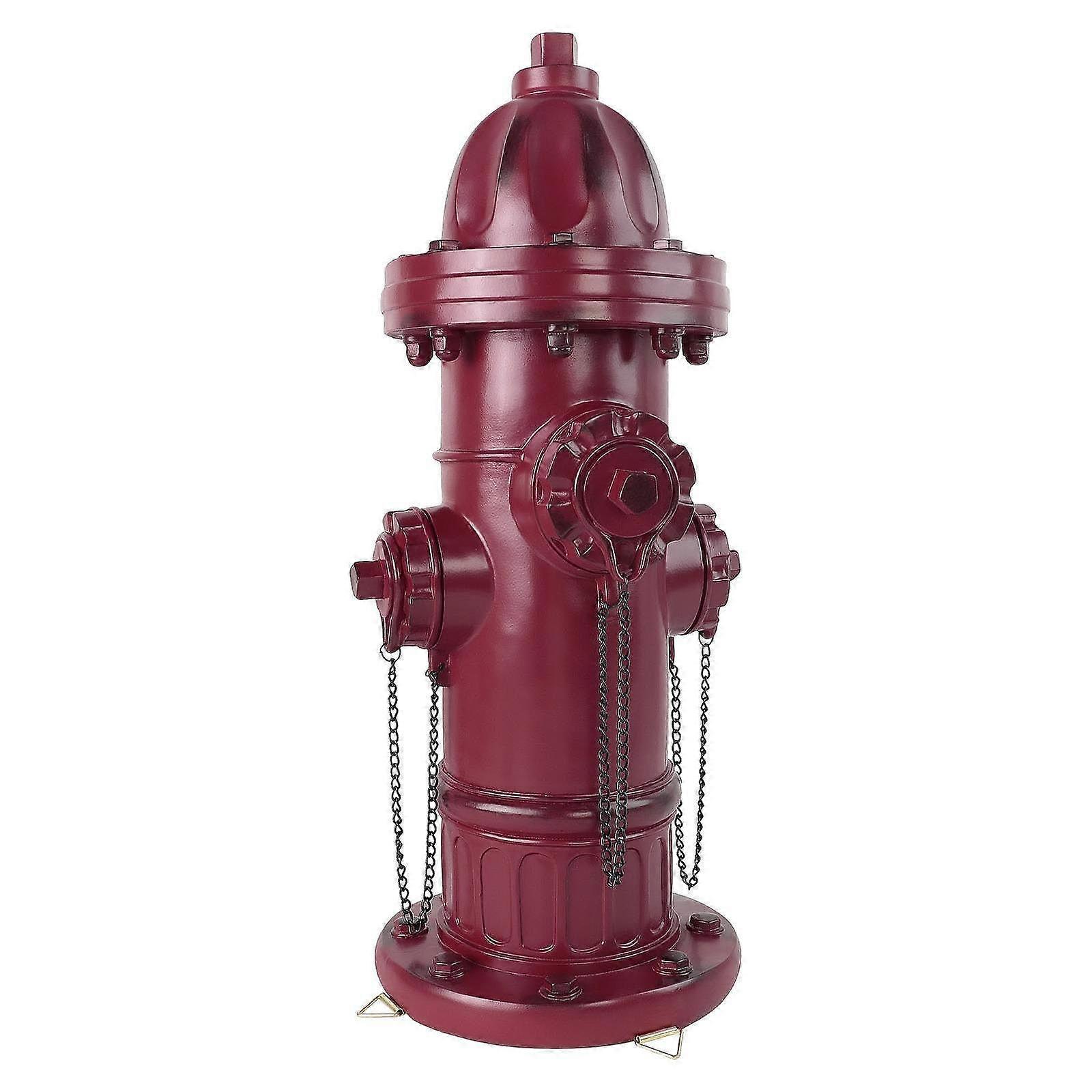Dog Fire Hydrant Hydrant Statue Crafts Resin Sculpture for Garden Lawn ...