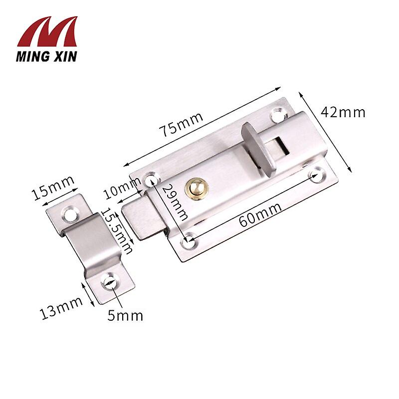 Stainless Steel Door Latch Automatic Spring Switch Door Lock Door Clasp ...
