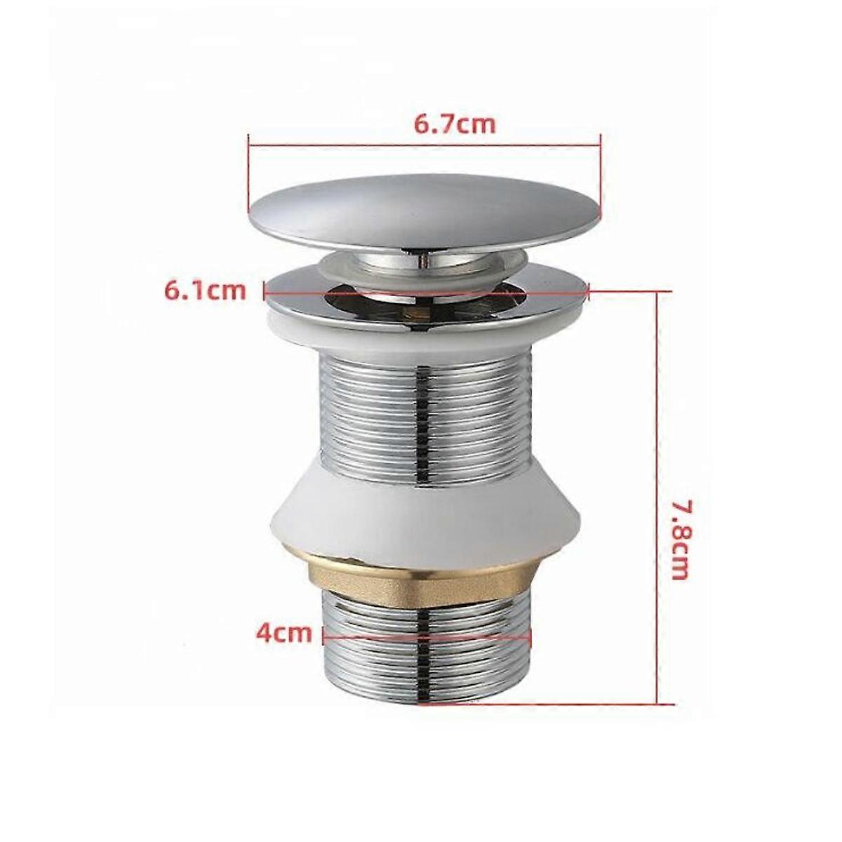 Washbasin drain pipe, universal automatic drain pipe, no flap automatic ...