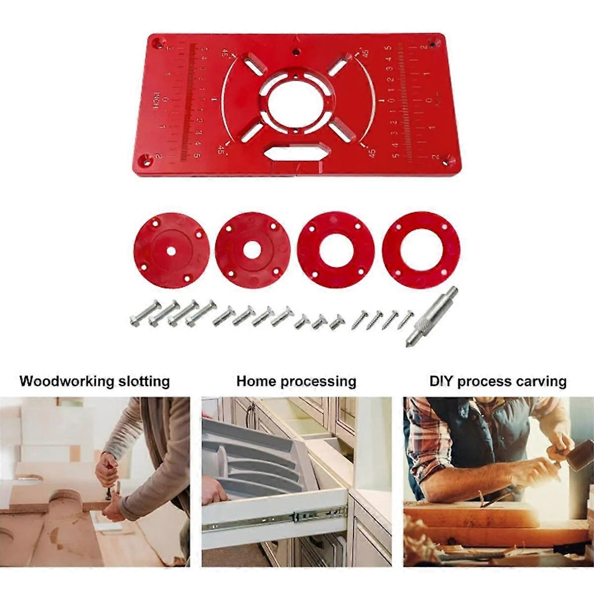 Router Table Insert Plate Woodworking Bench Table Saw for Multifunct ...