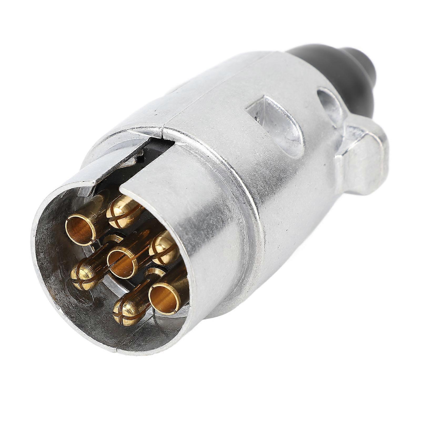 DC12V 7 Pin Truck Trailer Plug Socket Kit Signal Connector Wiring ...