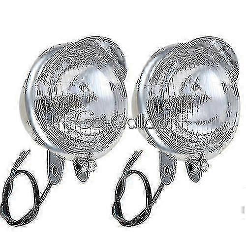 Chrome Turn Signals & Spot Lights for Honda VTX 1300 & Yamaha V-Star ...