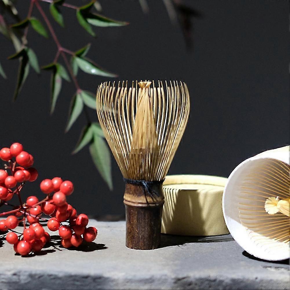 Matcha Green Tea Powder Whisk Teaware Japanese Ceremony Bamboo Chasen Tea Tool Tea Brush Kitchen ...