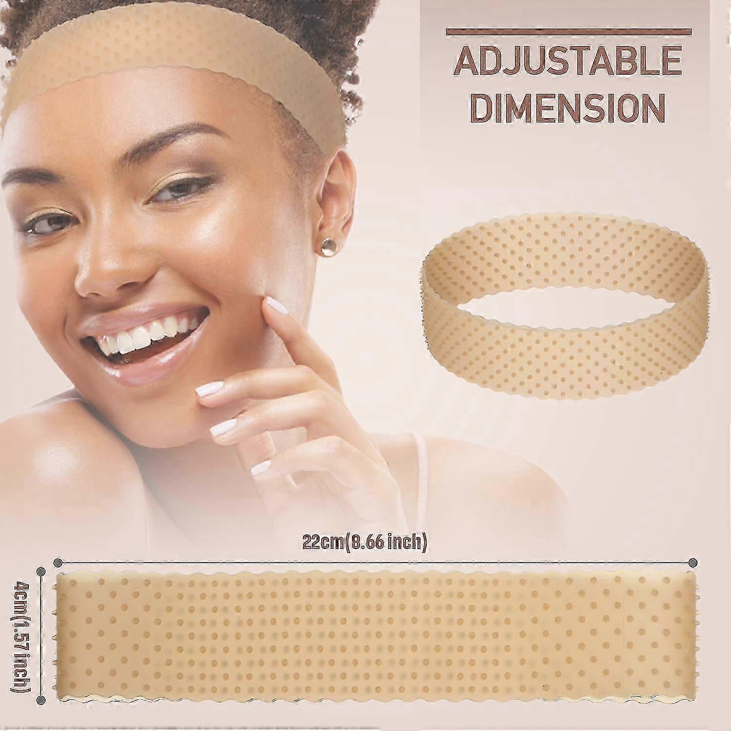 Silicone Grip Wig Band Adjustable Silicone Wig Headband Fix Non-slip ...