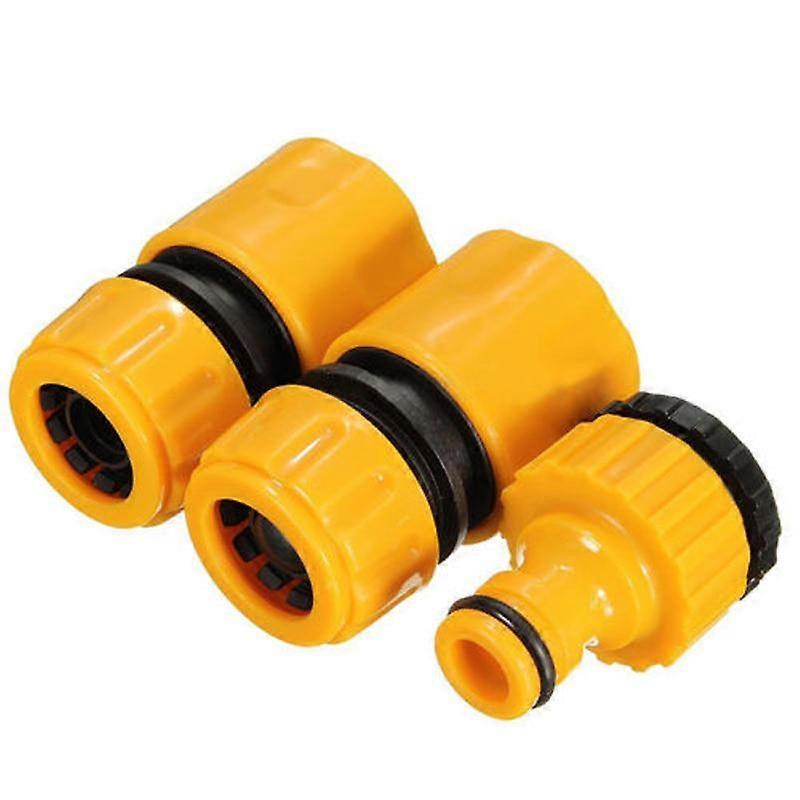 3Pcs Irrigation Hose Connector, Quick Water Connection Adapter Chuck ...