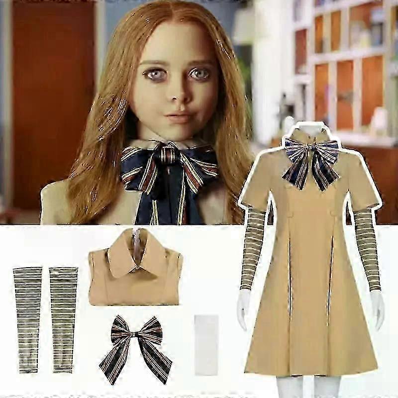 Horror Movie M3GAN Cosplay Costume Set Gir ls Megan AI Doll Robot ...