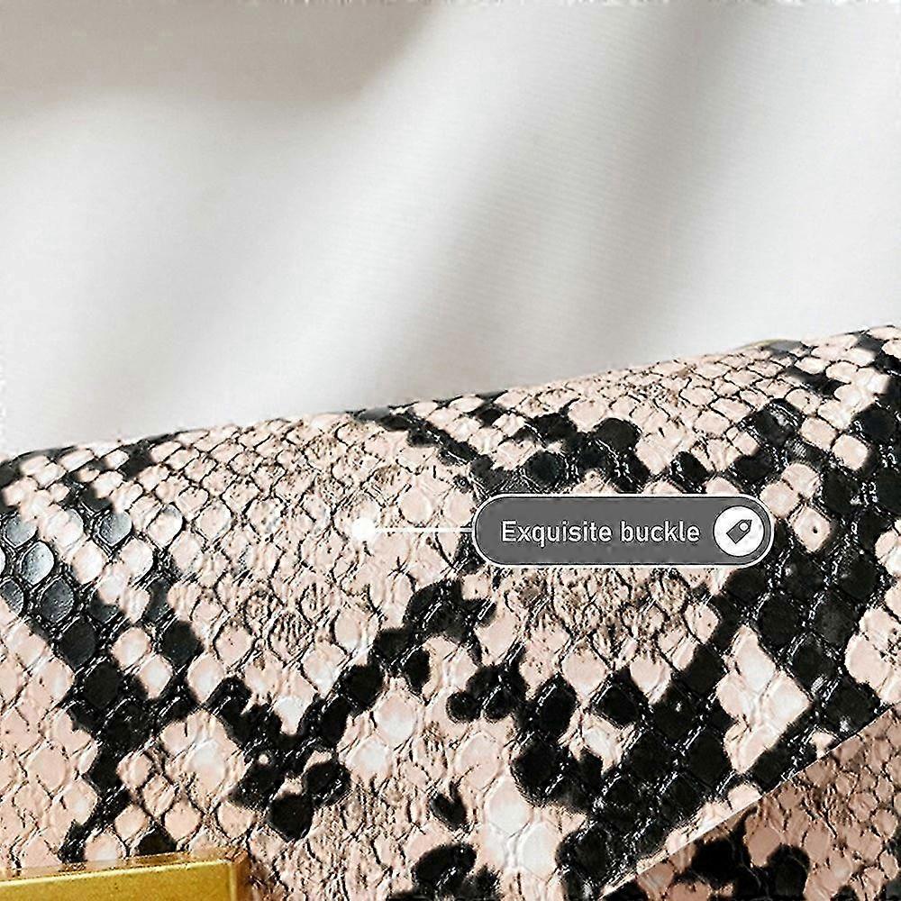 Fashion Women Bag Snake Skin Print Pu Leather Shoulder Bag Crossbody ...