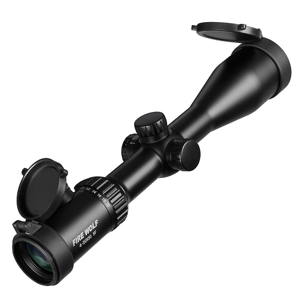 Fire Wolf 4-20x50 Sf Riflescope Hunting Optics Scopes Adjustable Red G ...
