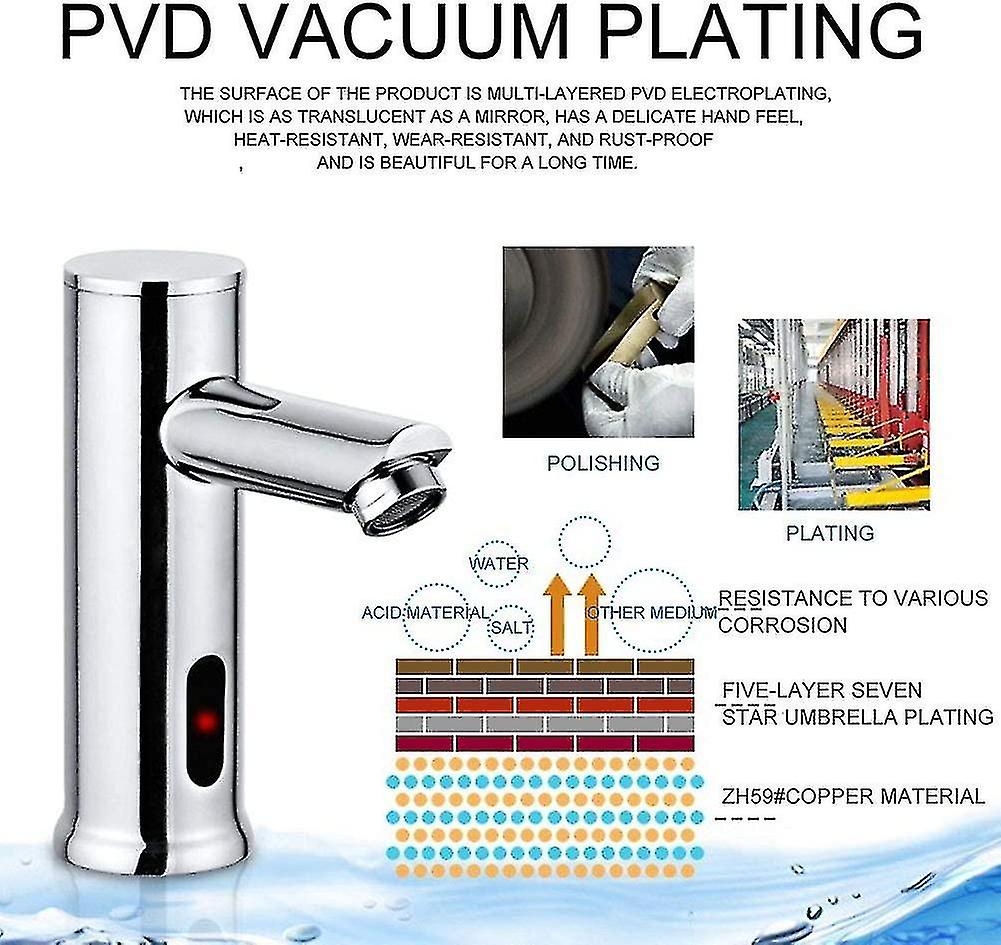 Basin Mixer Tap Electric Basin Faucet For Kitchen Bathroom Automatic ...