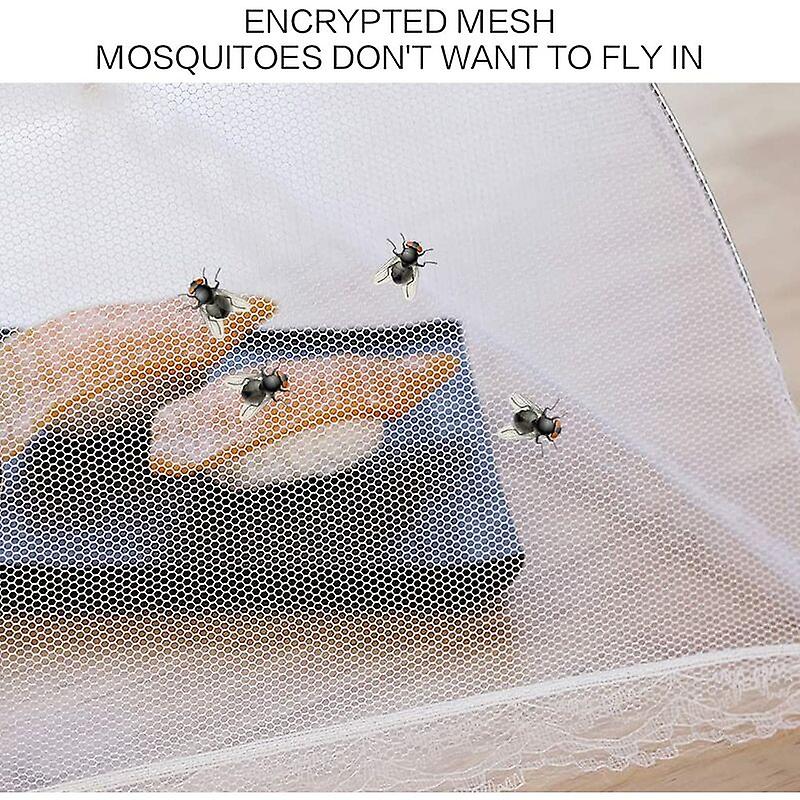 Foldable Food Cover, Mesh Food Cover, Mosquito Net Food Cover, Gnat ...