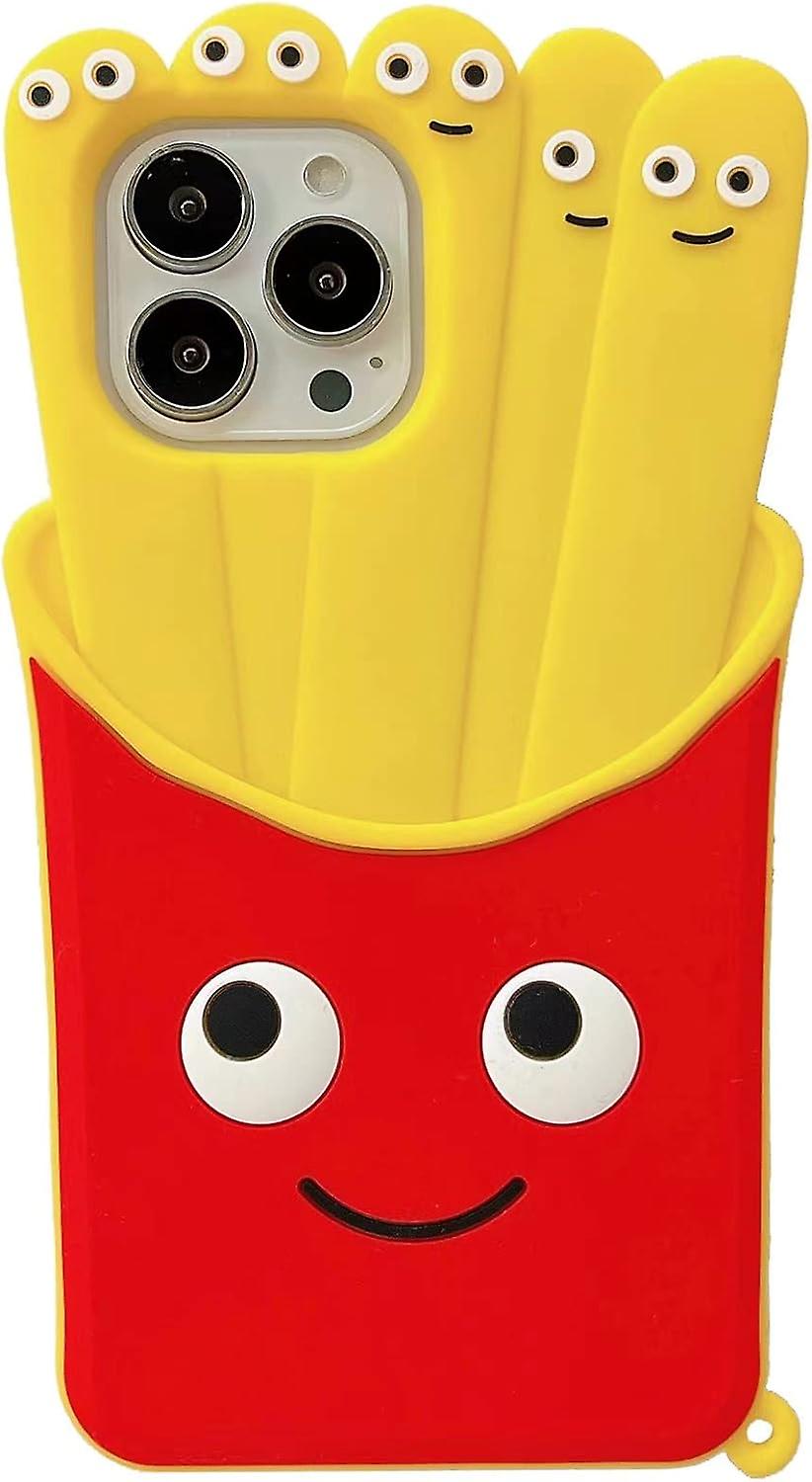 3D Cute French Fries Case for iPhone 13 Pro Max,3D Cute Cartoon Kawaii ...