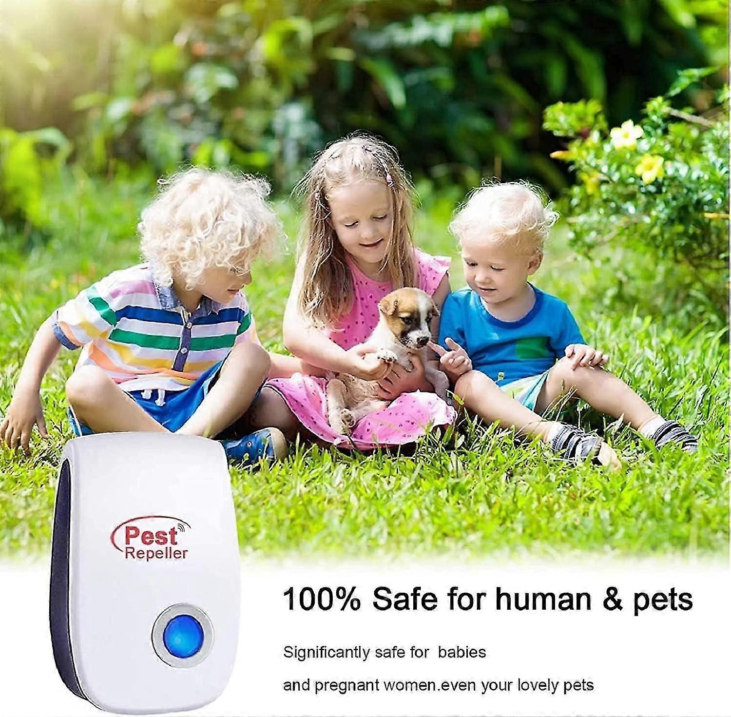 Ultraljud insekt gnagare repeller 6 pack, inomhus elektronisk insekt ...