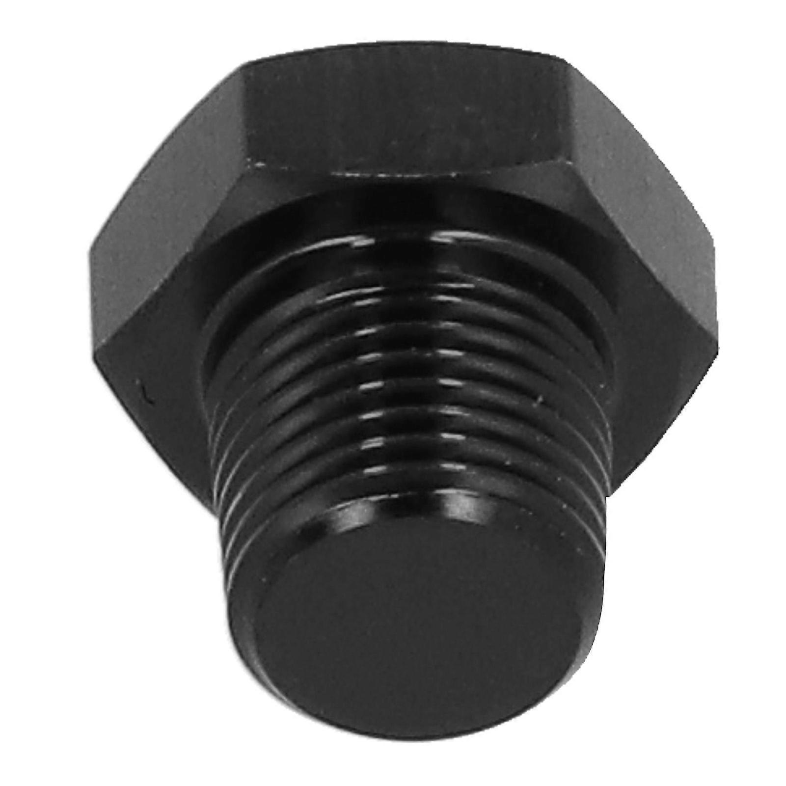 1/8 NPT Aluminum Plug Black High Intensity Auto Accessory for Fuel Pump ...