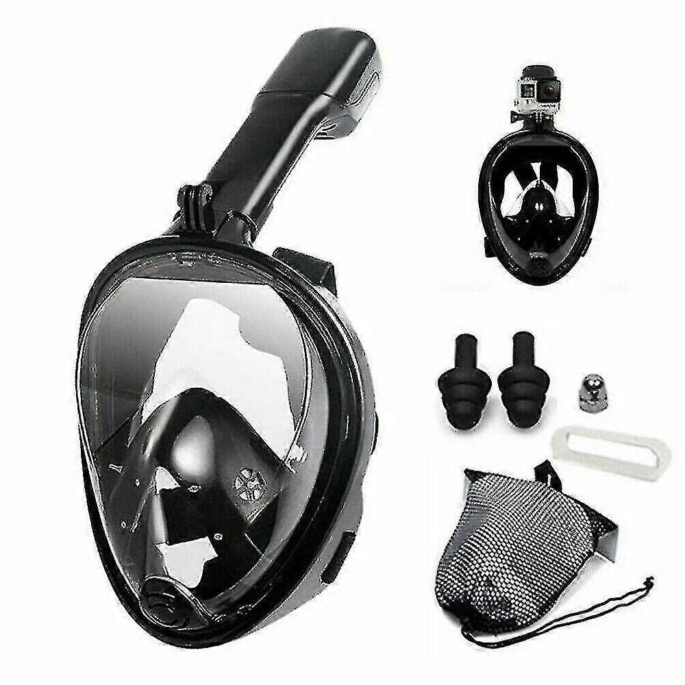 Snorkel Mask Anti Fog Full Face Swimming Diving Scuba Goggle Mask For ...