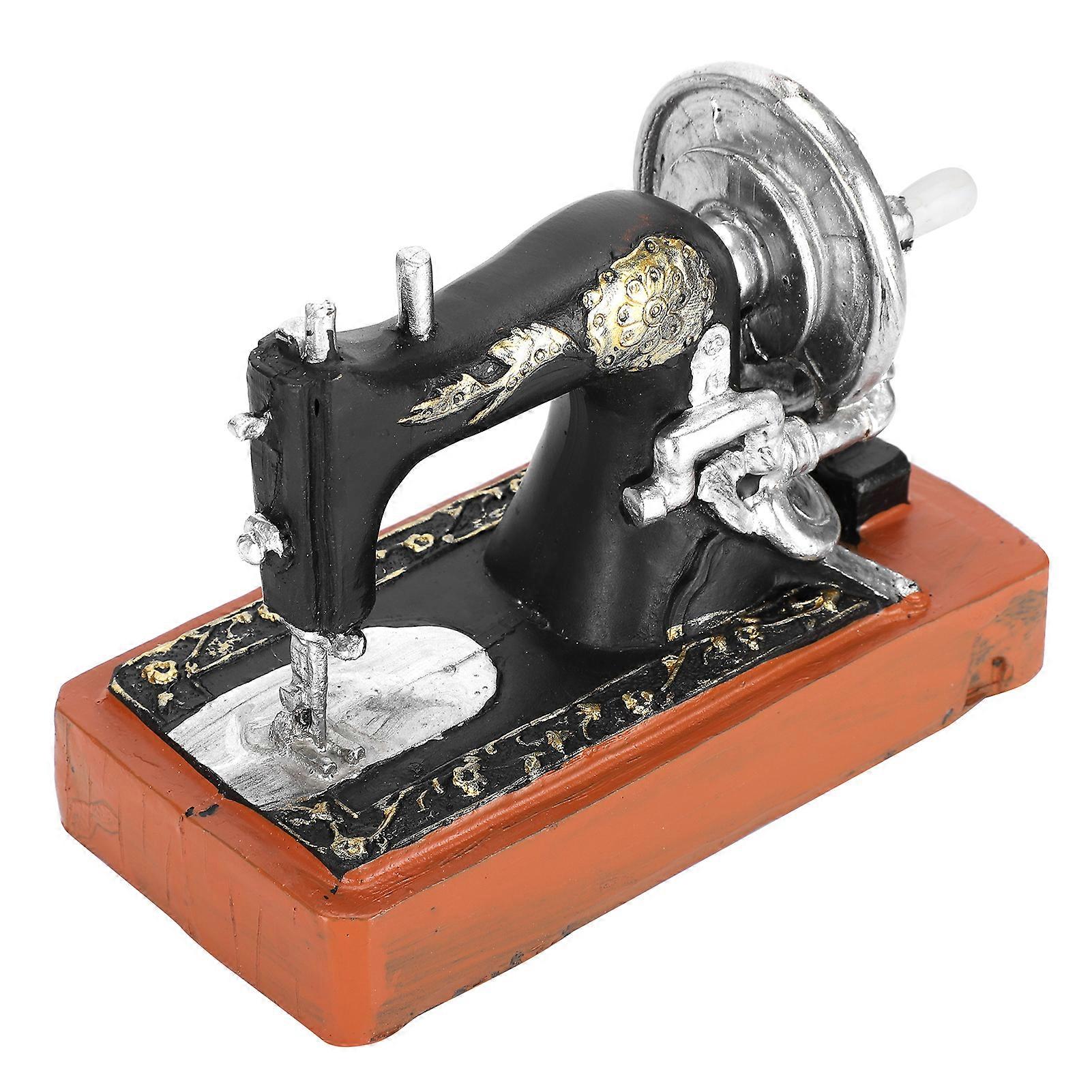 Vintage Sewing Machine Desk Decor Mini Style Toy Miniature Figurines ...