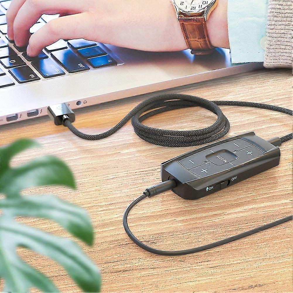 External USB Sound Card 7.1 Channel 3D Audio Adapter 3.5mm Gaming Headsets Earphones Replacement ...
