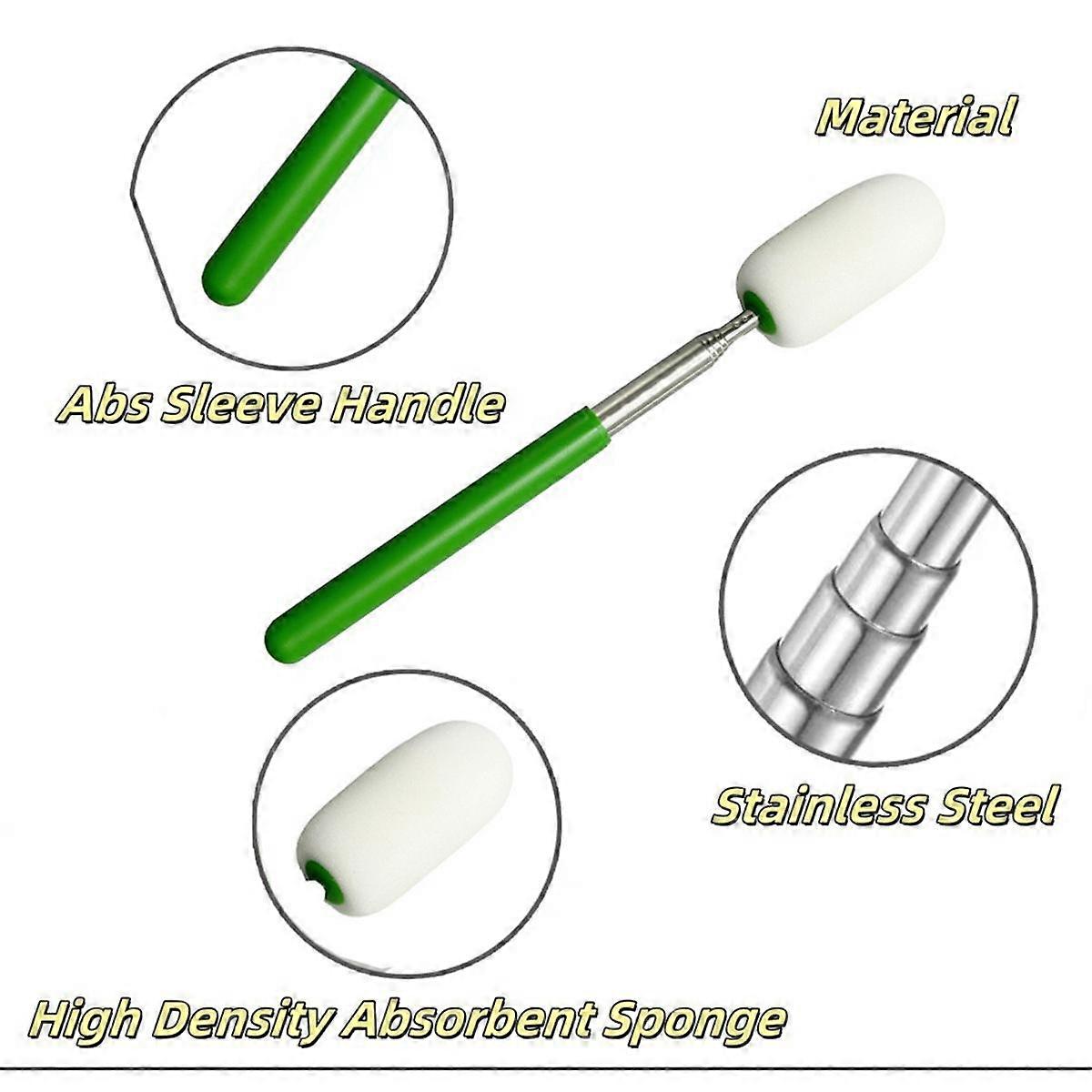 2Pieces Telescoping Sponge on Stick Pottery Sculpture Sponge Holder ...