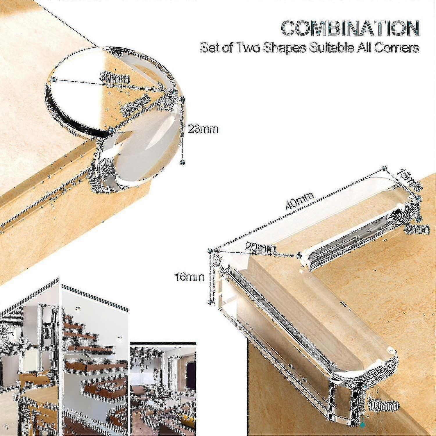 28pcs Corner Protection And Edge Protection, For Table And Furniture ...