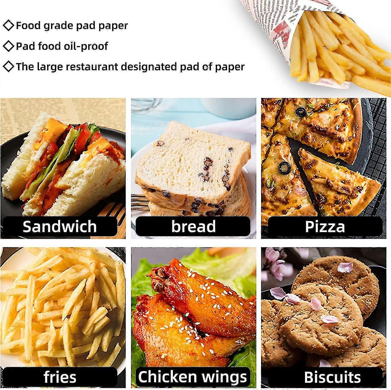 100 Sheets Cheese Wrap Paper, Food Wrapping Paper, Waterproof and Oil ...