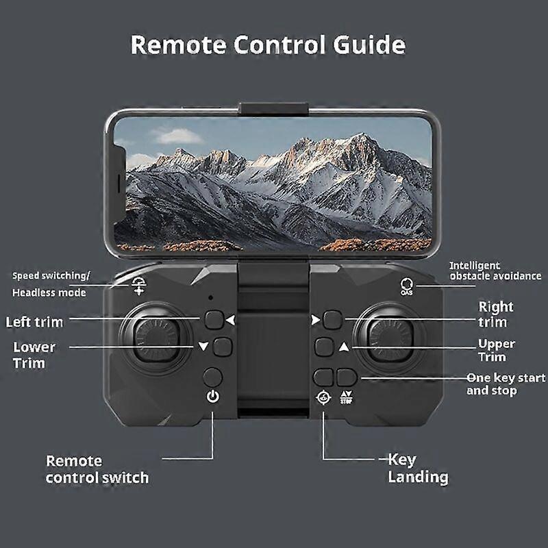 Lanus Triple Camera 8k Drone 2024, 90 Adjustable Lens, Professional ...