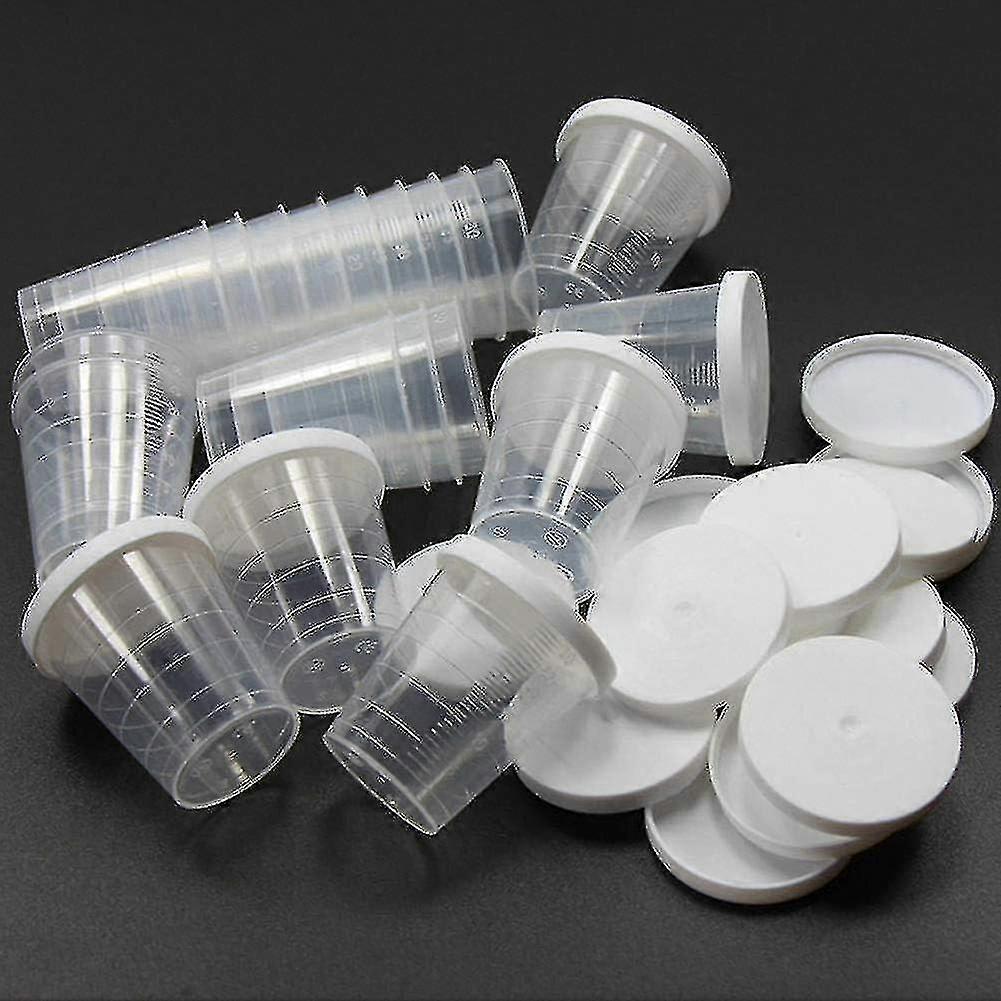 100 Pcs 30 Ml Small Measuring Cup With Scale To Measure Pp Cup Plastic ...