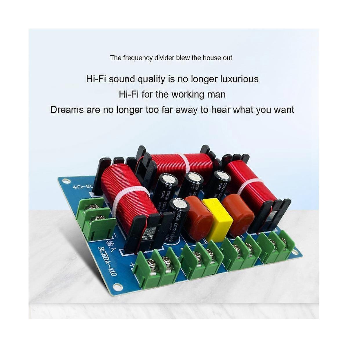 200W Speaker Crossover Double Treble+Midrange+Bass 4 Way Speaker Audio ...