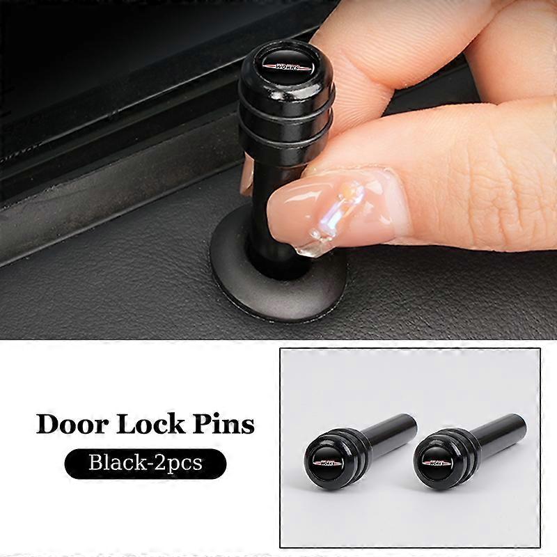 car interior decoration 2/4Pcs Car Interior Door Lock Pins Rods Knobs ...
