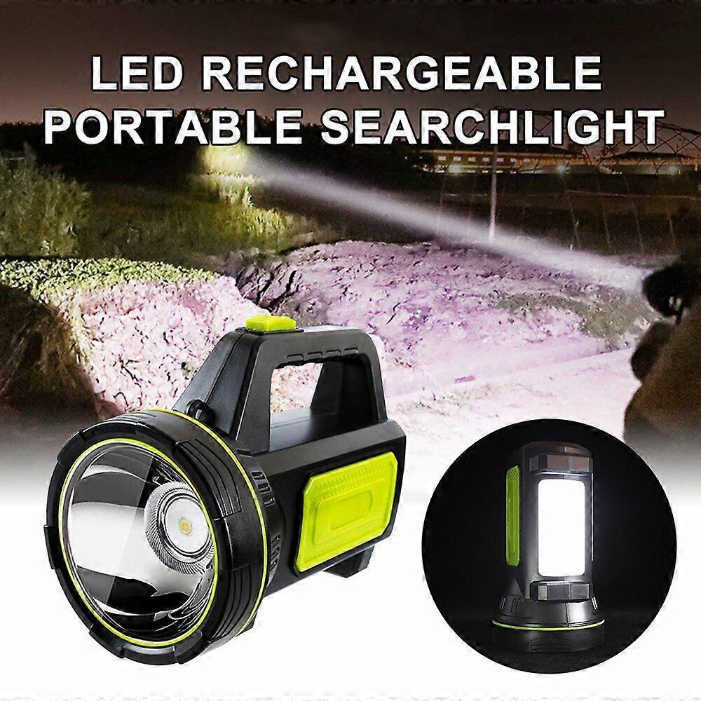 LED Searchlight Spotlight USB Rechargeable Hand Torch Work Light Lamp ...
