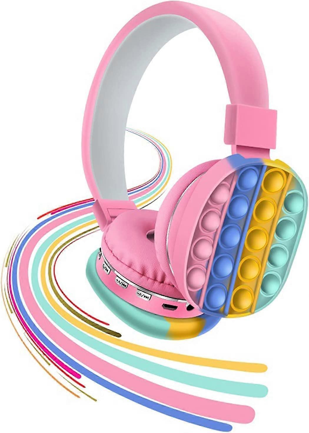 Bluetooth headset with pop bubbles, silicone push and pop Fidget toy ...