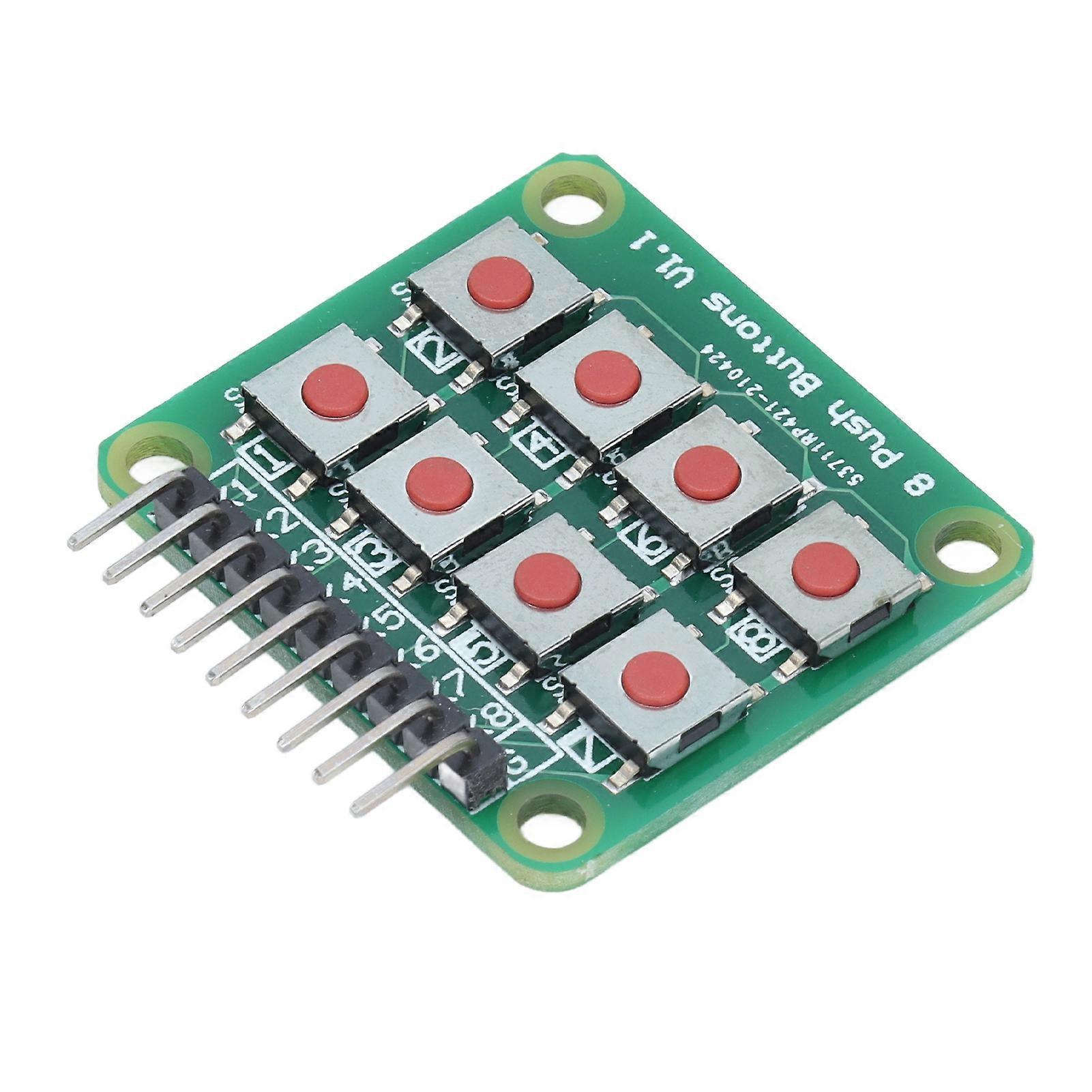 Button Key Module Keypad Board 2x4 Matrix 8 Push Micro Switch for ...