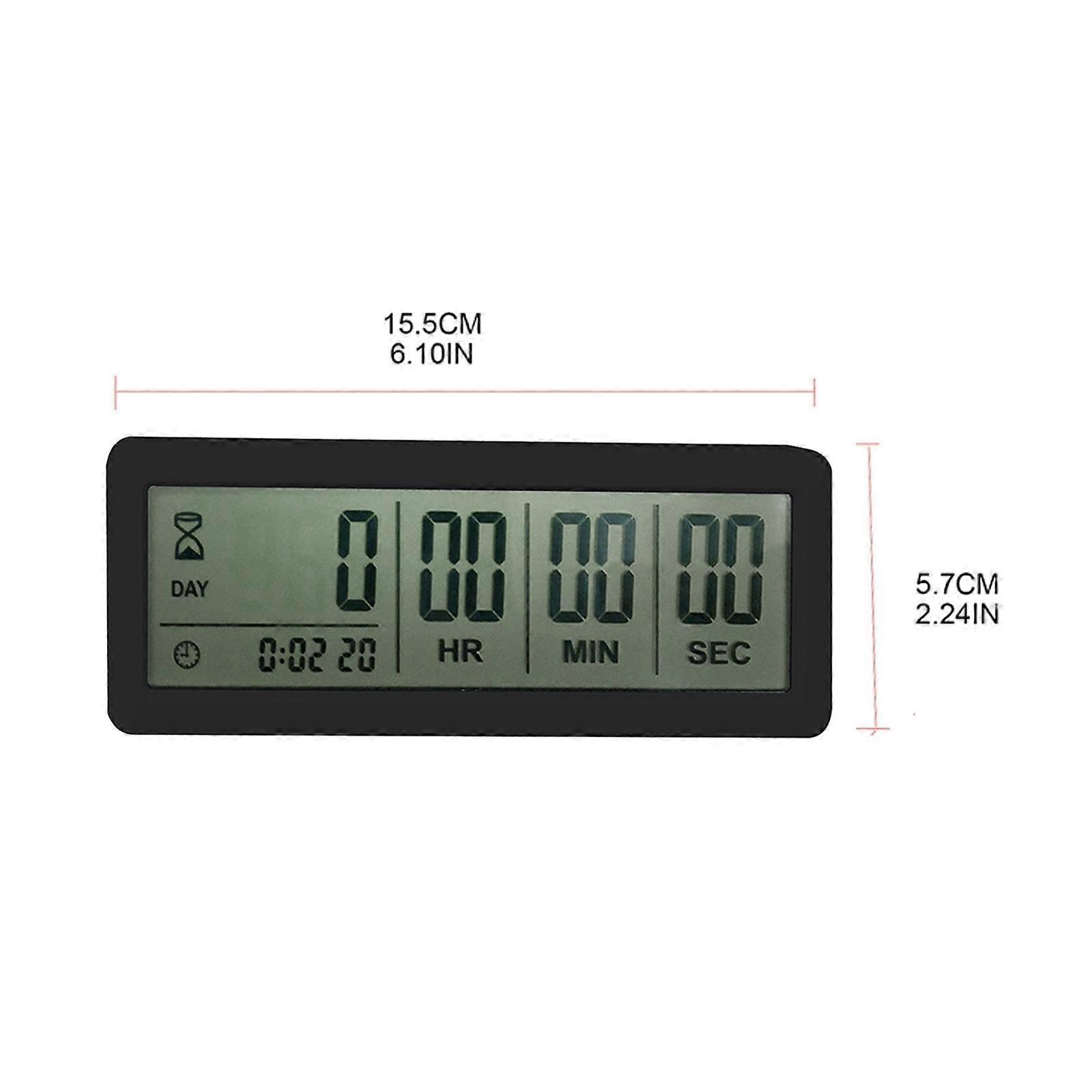 Digital 999 Days Countdown Timer Display for Time Clocks for Retirement ...