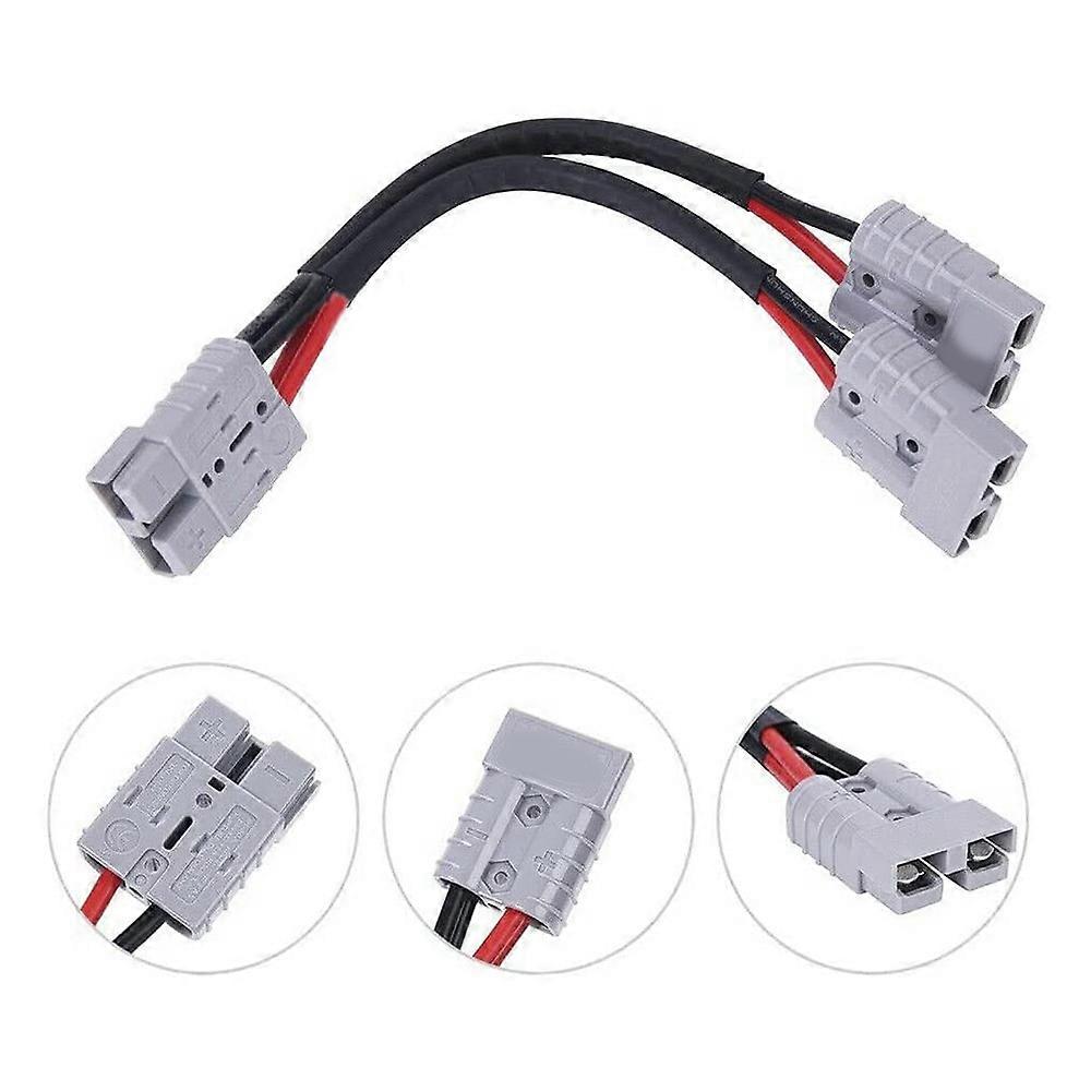 50A for Anderson Plug Connector Dual Y Adapter Battery Power Connector ...