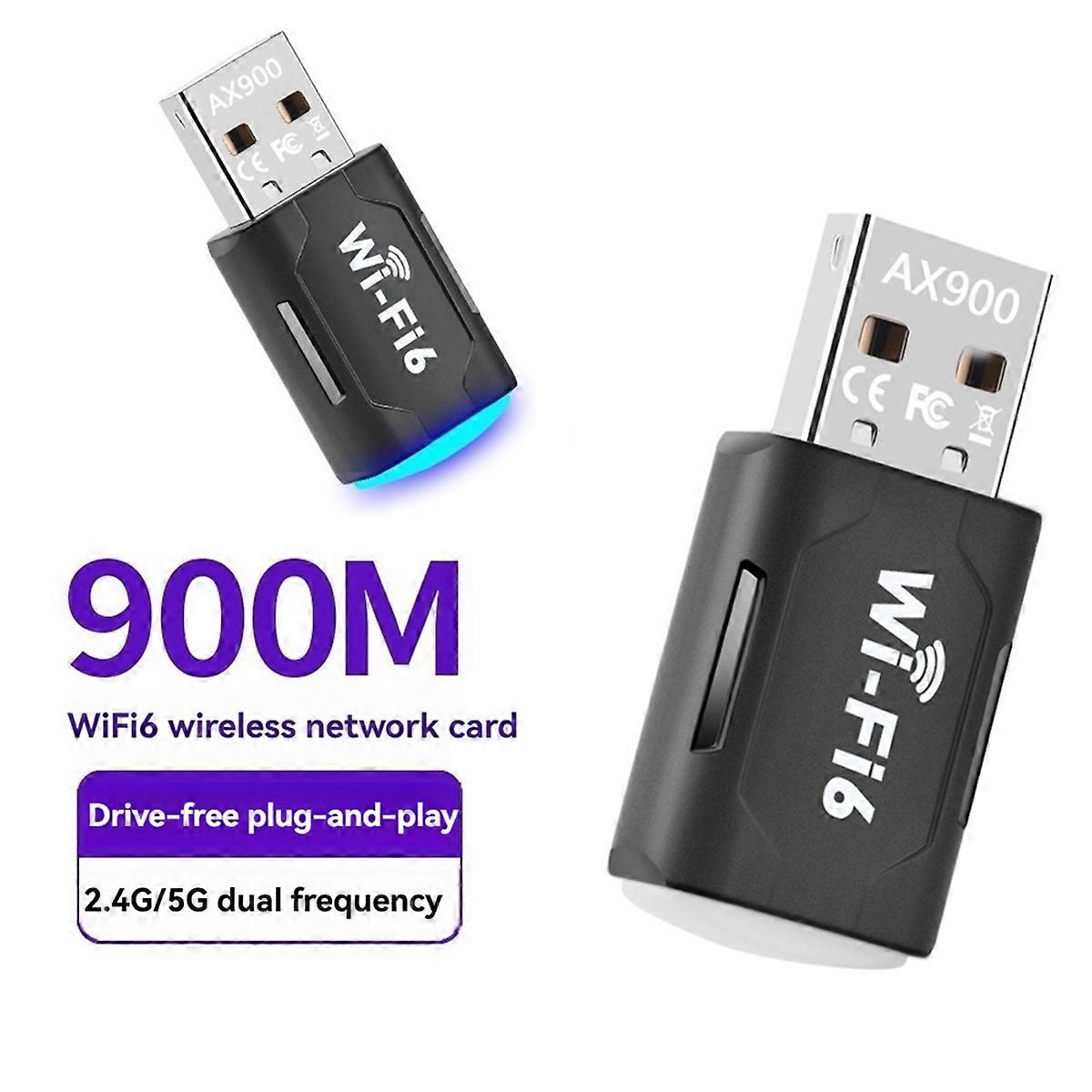 900Mbps WiFi 6 USB Adapter AX900 2.4G 5G Dual Band USB Dongle | Fruugo UK