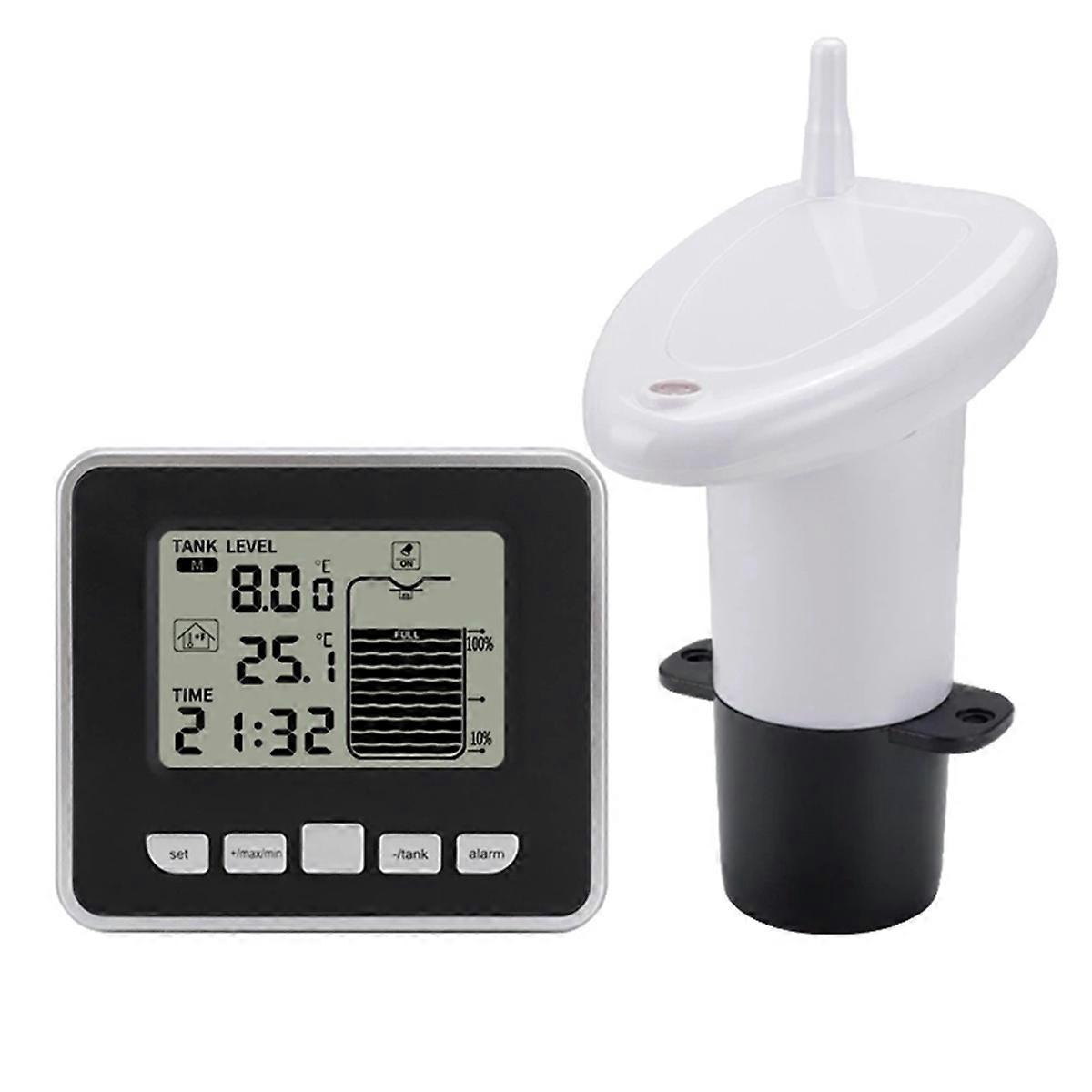 Ultrasonic Water Tank Liquid Level Meter with Temperature Sensor ...