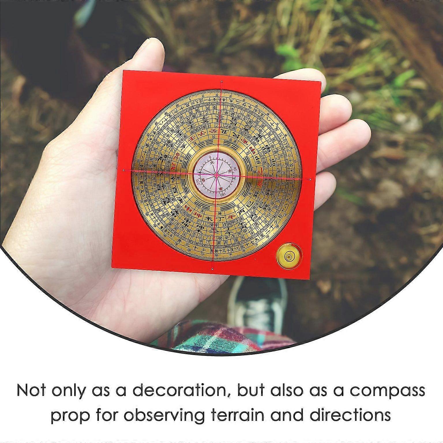 Elegant Copper Chinese Compass with Bagua Design - Perfect for ...