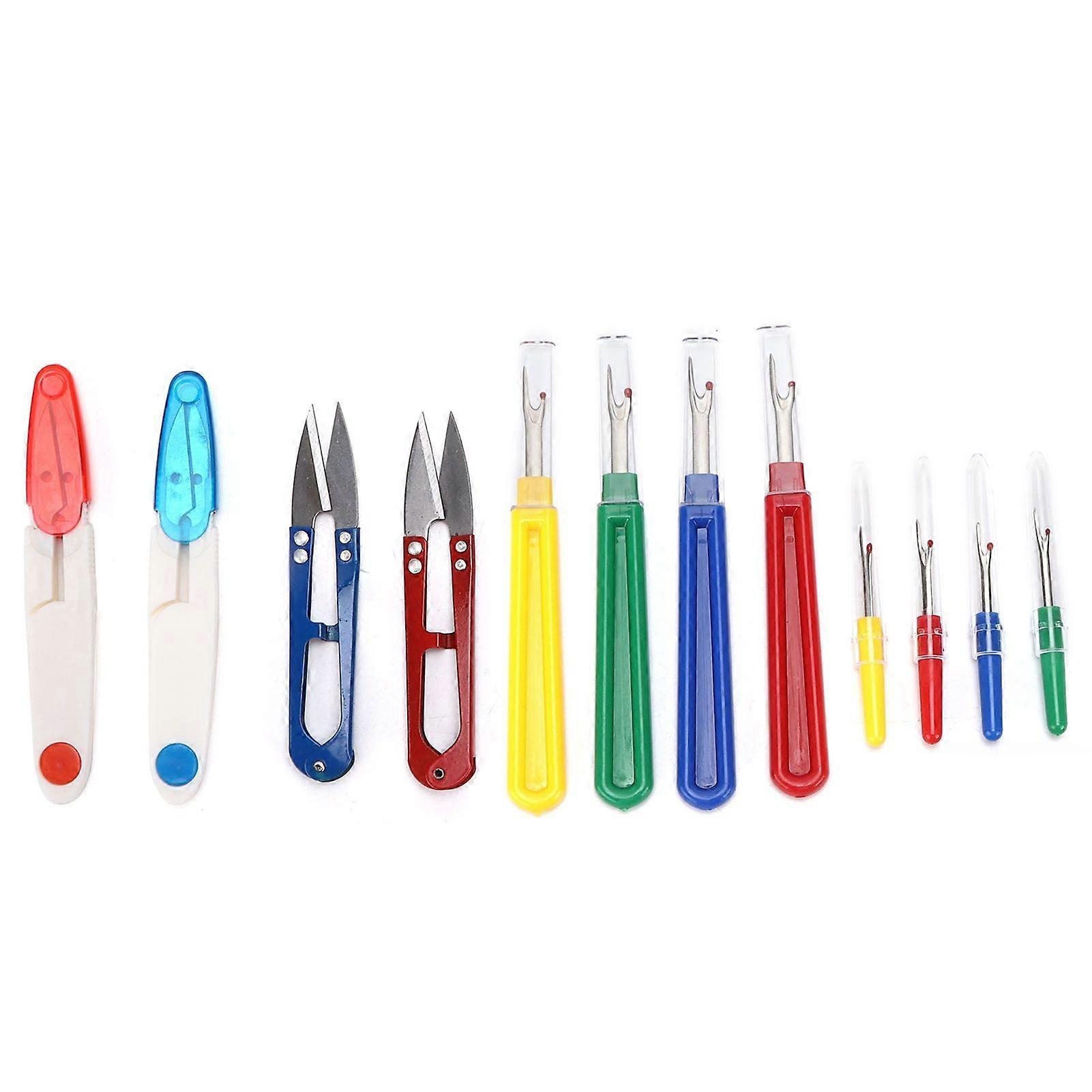 Seam ripper set portable DIY colorful plastic handle seam ripper ...