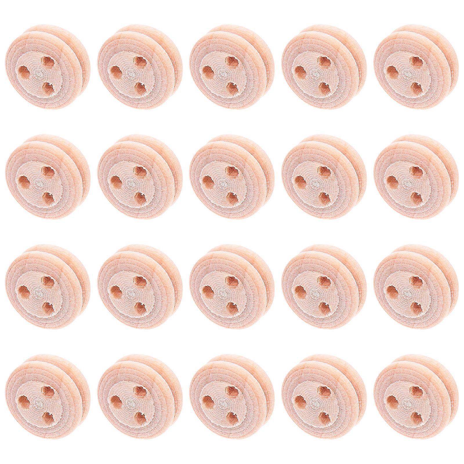 20pcs Mini Wood Pulleys for Ship Model Making – Durable Craft Supplies ...