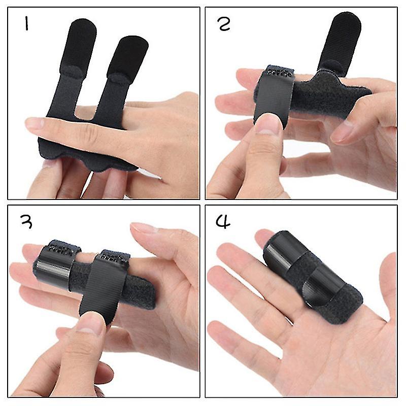 Pain Relief Trigger Finger Fixing Splint räta ut justerbar stukning ...